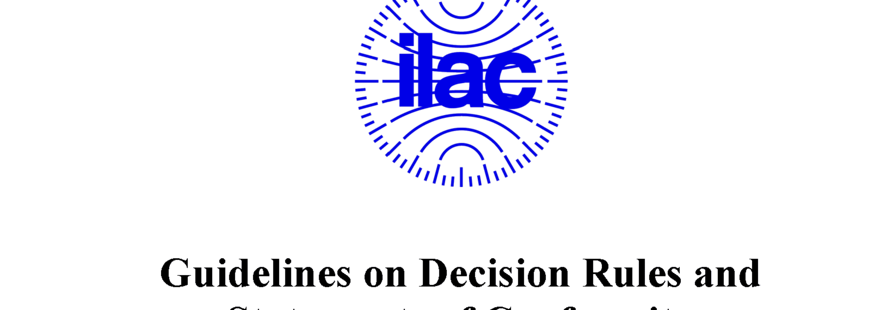 Новото издание на ILAC-G8:09/2019 "Указания относно правила за вземане ...